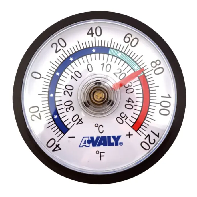 AVALY TERMOMETRO REDONDO P/VITRINA C/IMAN | Refrigeracion Starr
